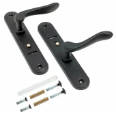 Ручки "ГАРДИАН-4131" Соната (черный муар) - Лад-фурнитура